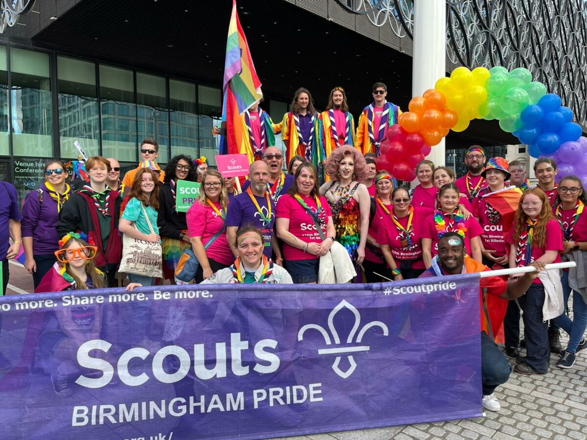 Birmingham Pride 2022 | 325th Birmingham, 1st Billesley Scout Group